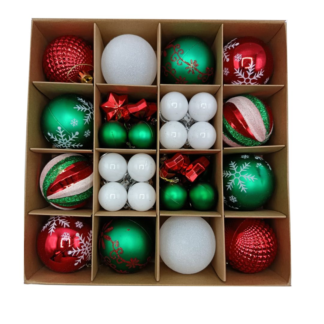 Caja Esferas Con 44 Unidades Rojo/Verde - Temporada GT